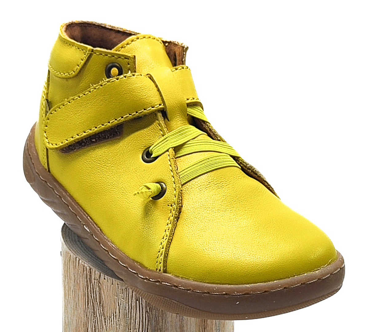 Pegres Barefoot SBF62 Dětské tenisky žluté | Coolboty.cz